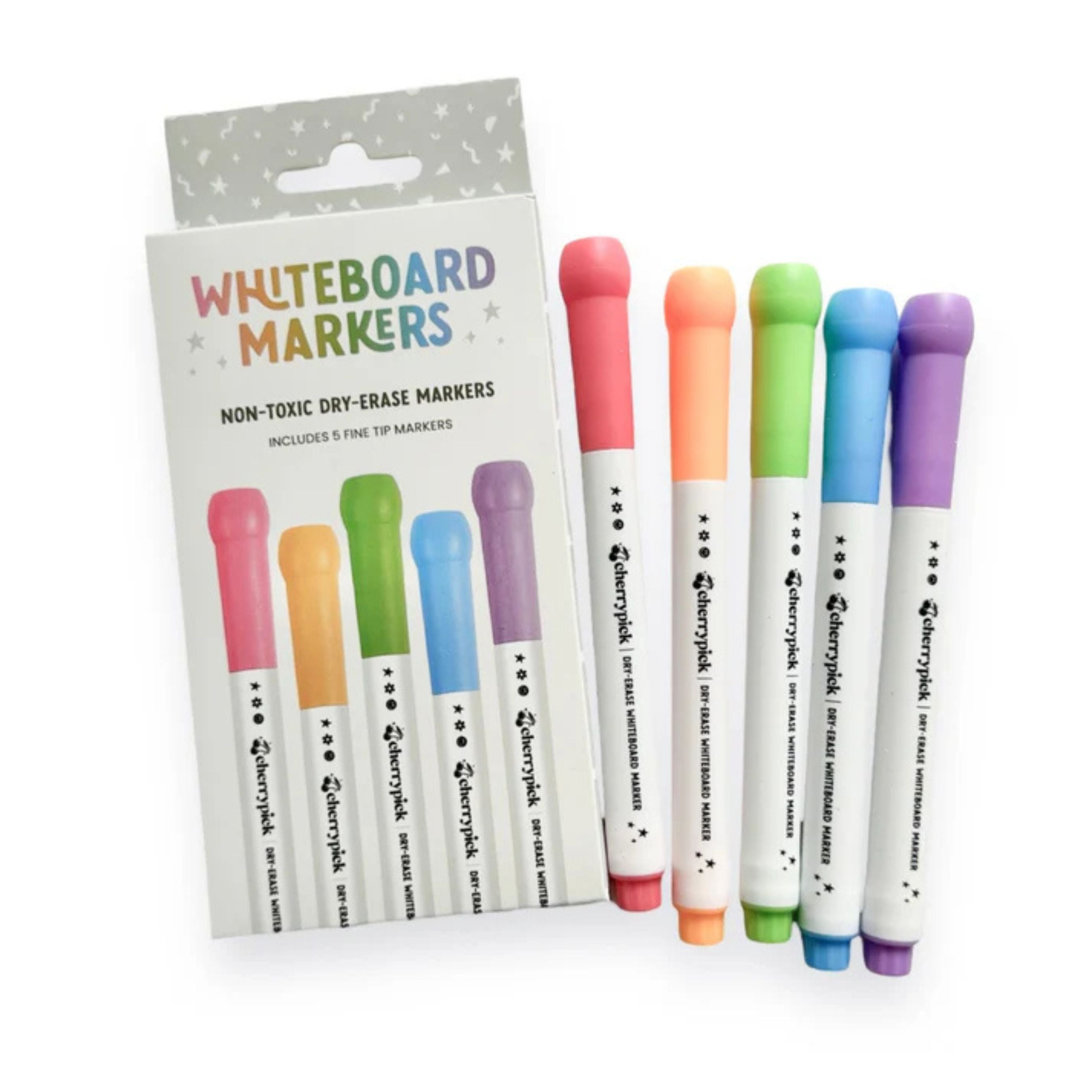 Rainbow Dry-Erase Markers For Kids | The Playful Peacock