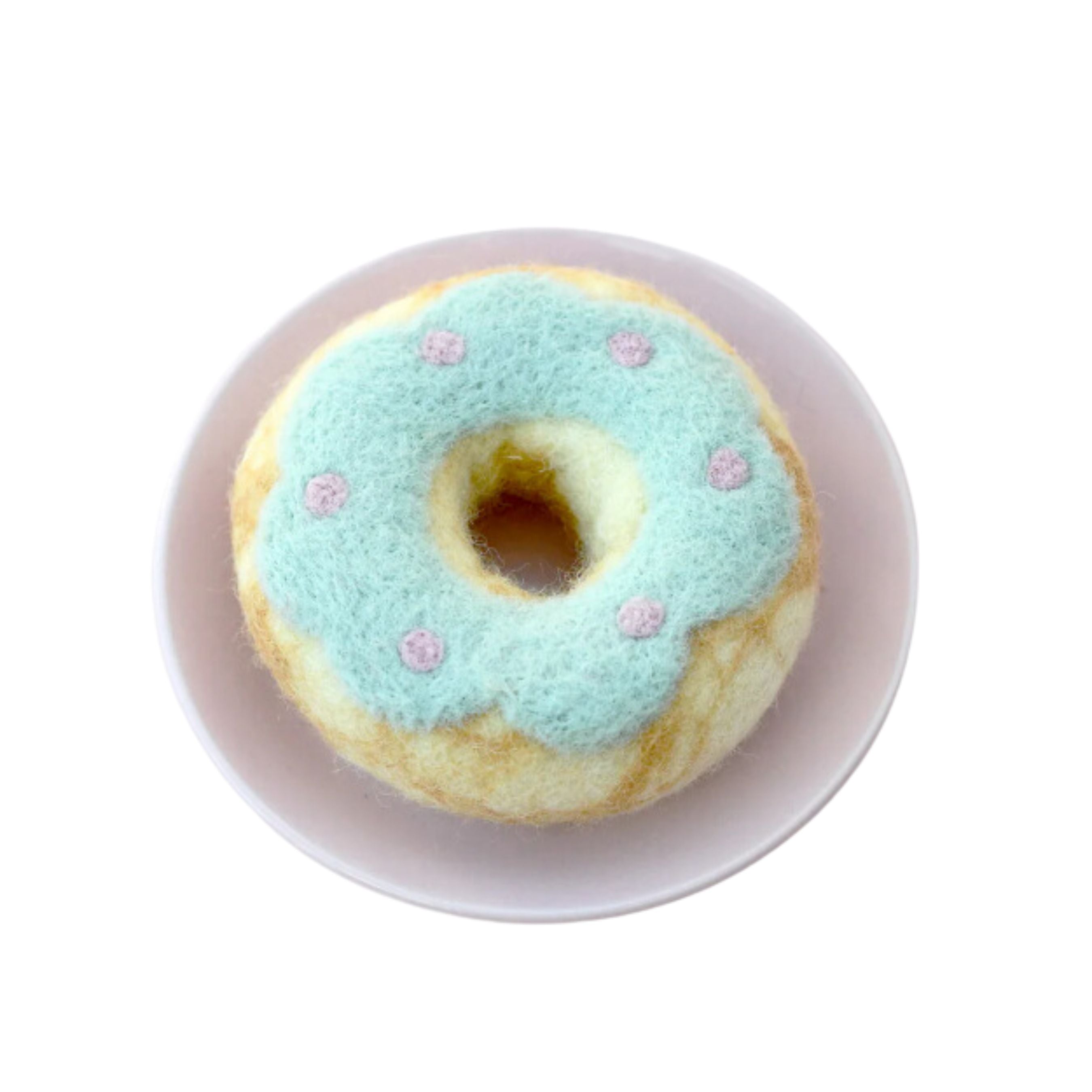 Felt Donut with Blue Frosting | Tara Treasures Play Food – The Playful ...