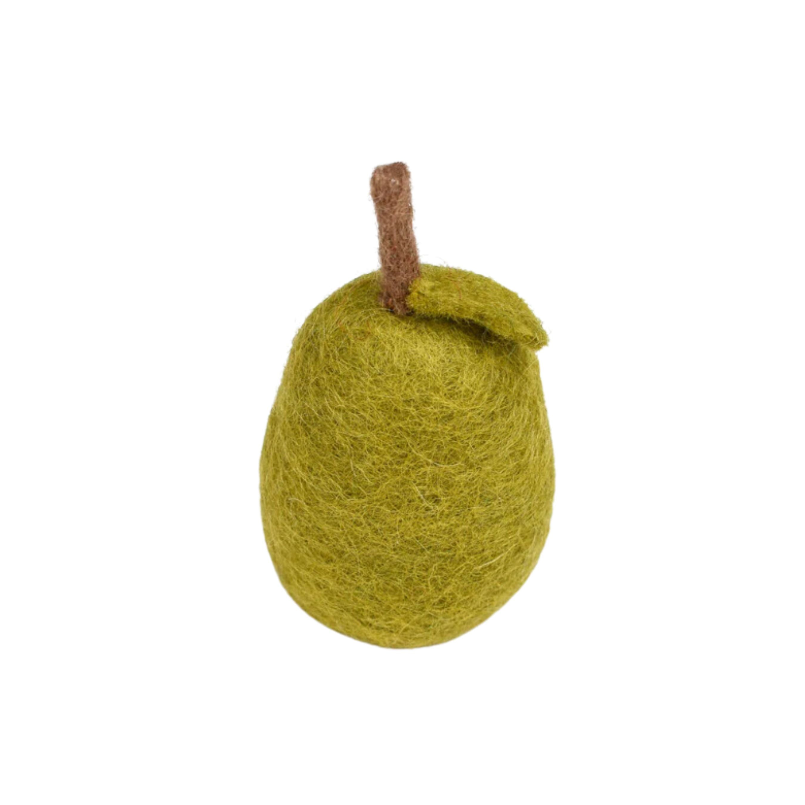 Felt Pear Play Food | Tara Treasures – The Playful Peacock