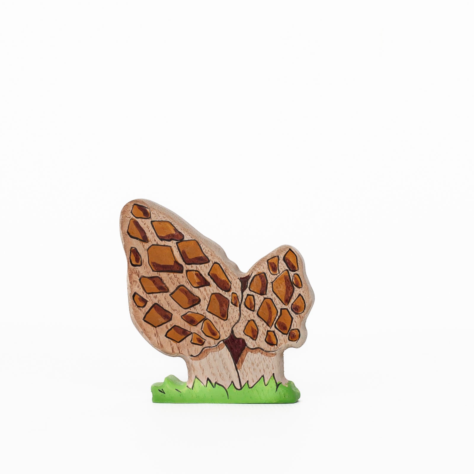 Wooden Caterpillar Morel Mushrooms Toy I The Playful Peacock