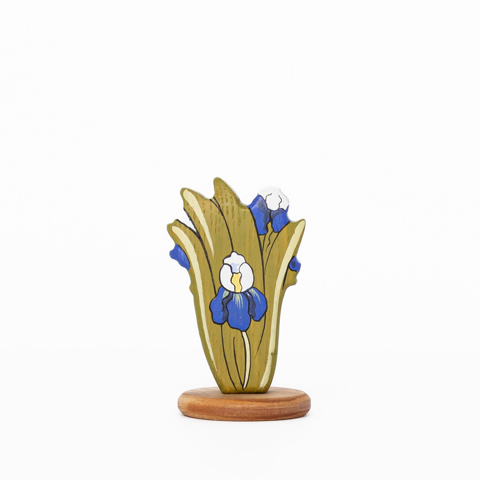 Iris Flower Wooden Figure - Eco-Friendly Toys | Playful Peacock – The ...