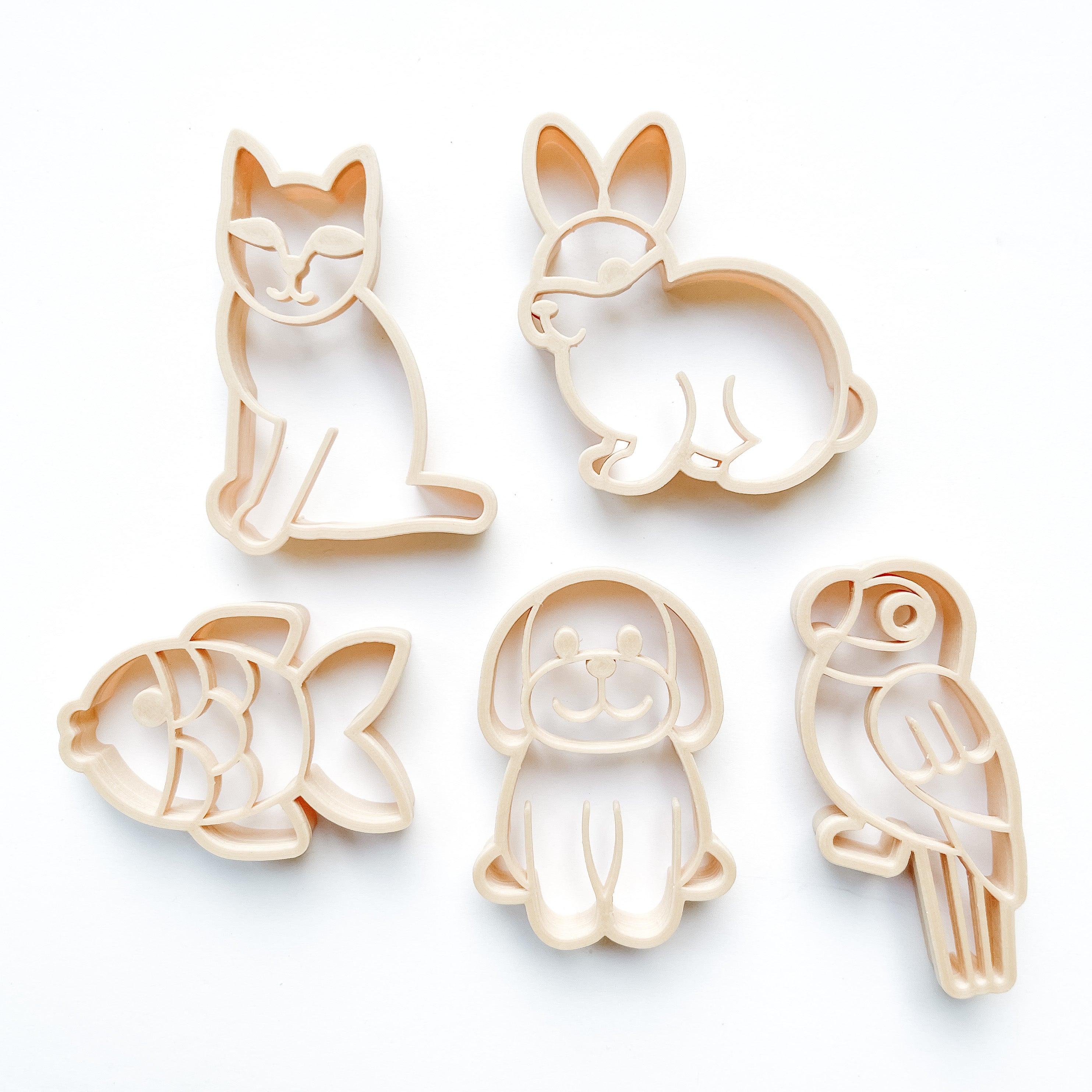 Mini Pets Eco Cutter Set I Dog and Cat Play Dough Cutters – The Playful ...