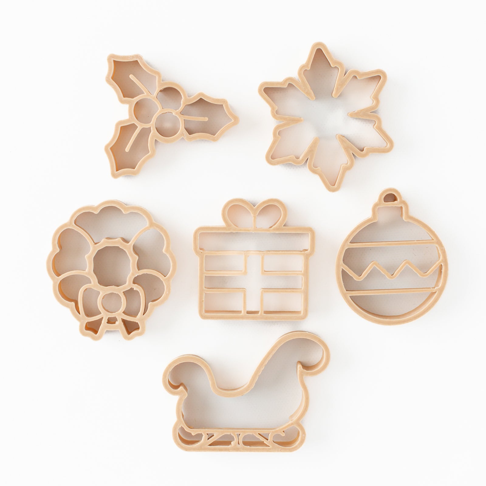 Non-Plastic Holiday Play Dough Cutters | The Playful Peacock