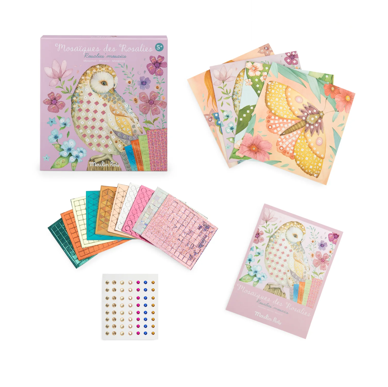 Moulin Roty Les Rosalies - Mosaic Craft Kit | The Playful Peacock