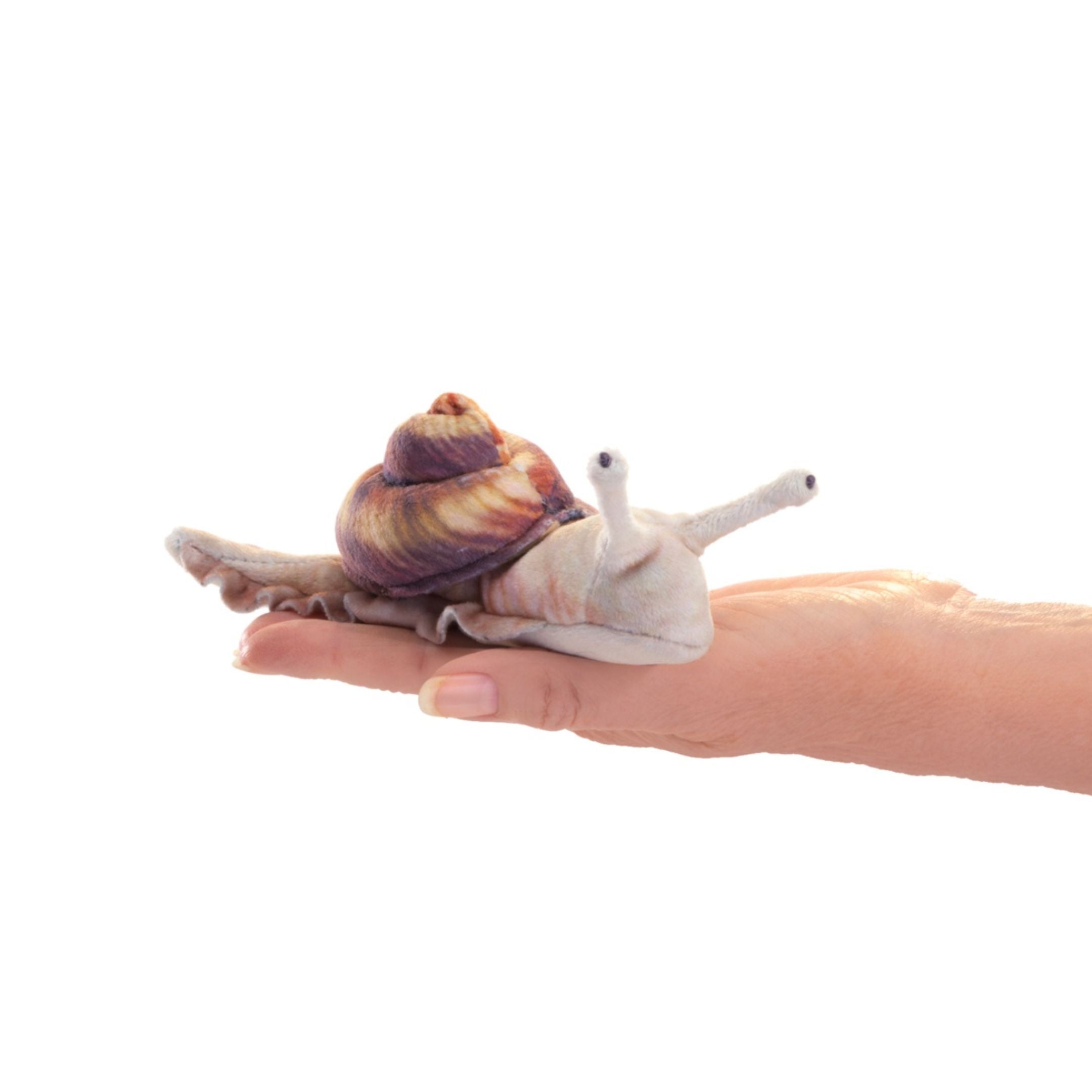 Folkmanis Mini Snail Finger Puppet | The Playful Peacock