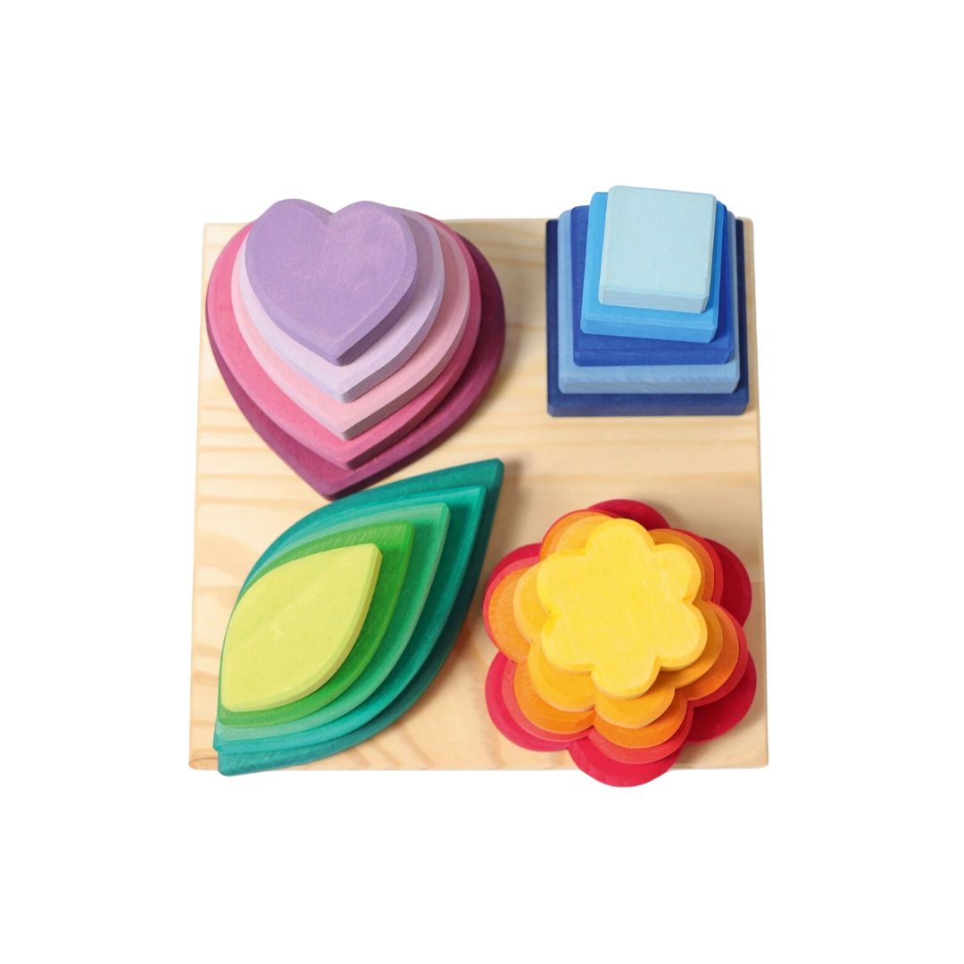 Grimm's Canada I Shape Stacking Fun for Toddlers – The Playful Peacock