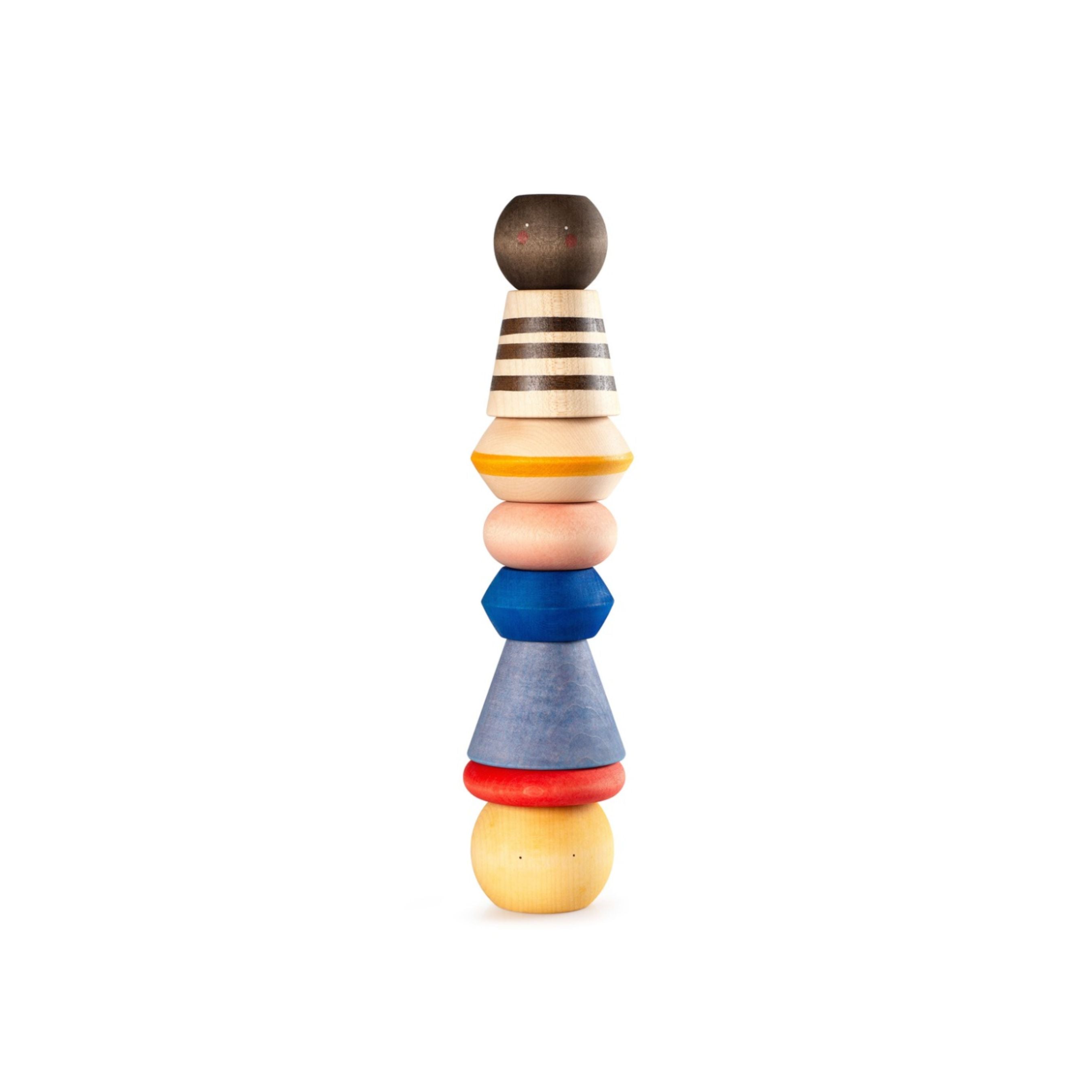Grapat Wooden Serendipity Stacking Toy | The Playful Peacock