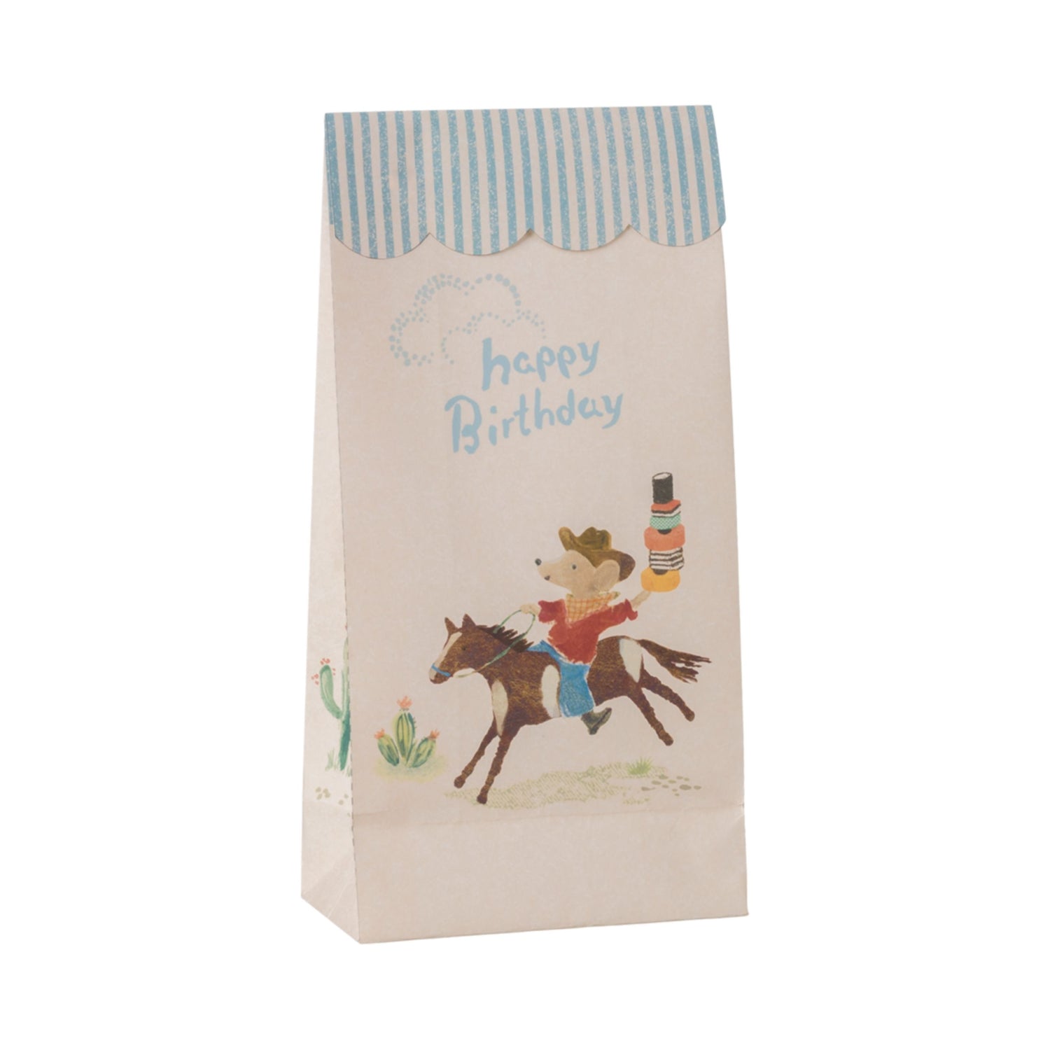 Maileg Canada | Happy Birthday Cowboy Goodie Paper Bag – The Playful ...