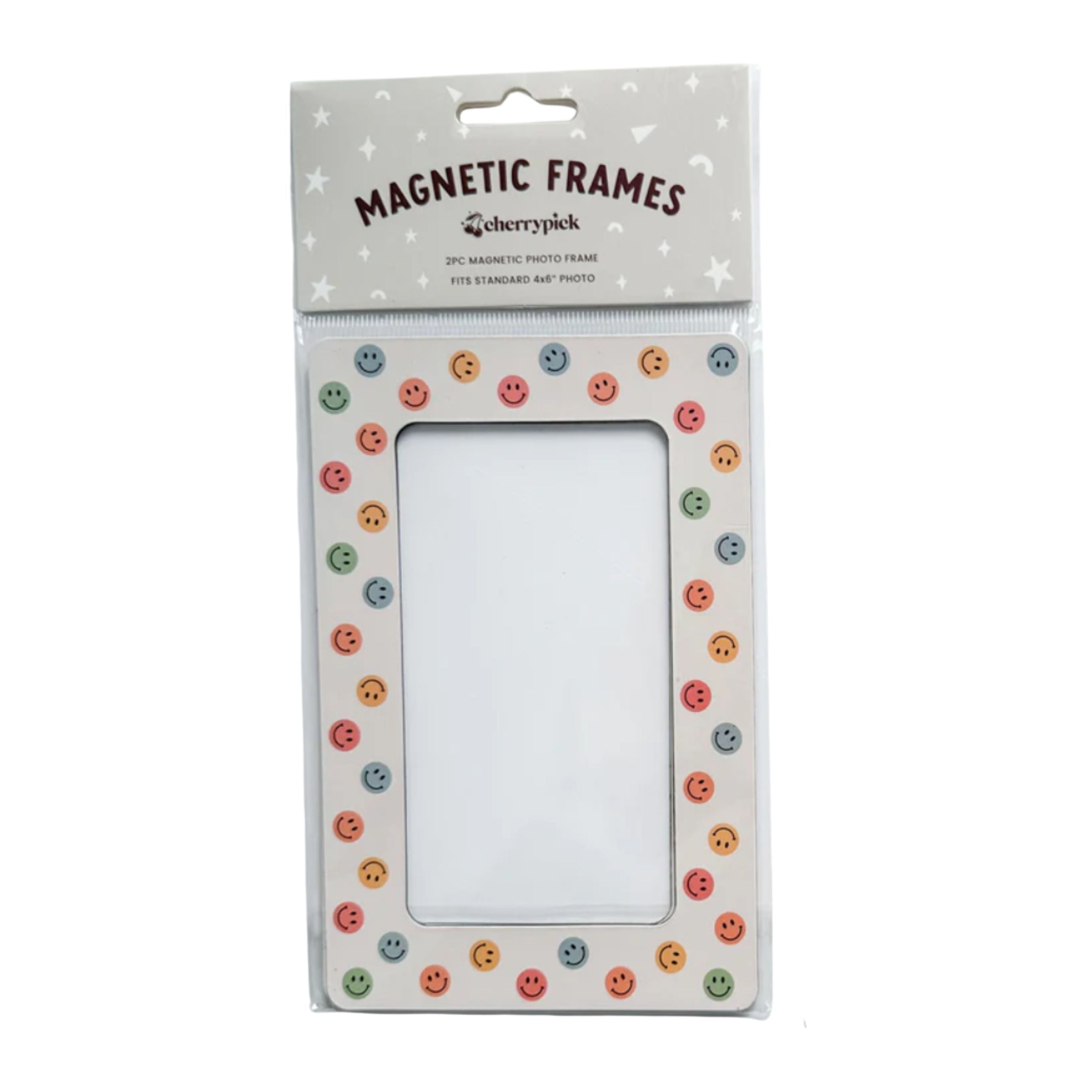 Rainbow Smileys Magnetic Photo Frames | The Playful Peacock