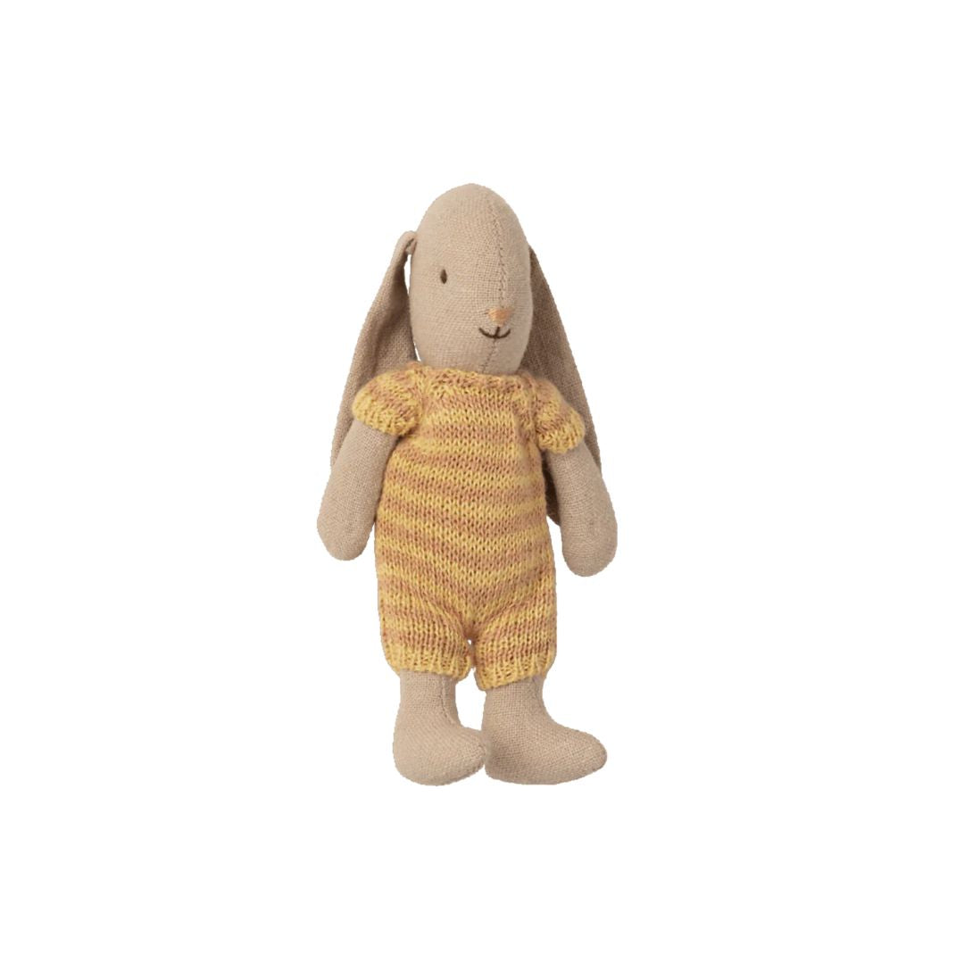 Maileg Micro Bunny in Dark Powder I Adorable Linen/Cotton Bunny Toy ...