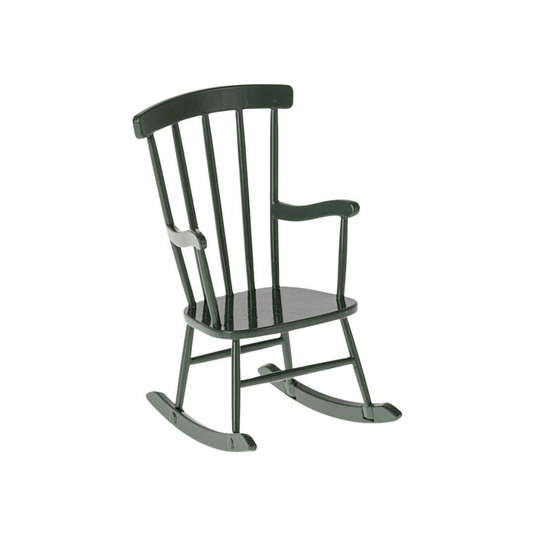 Maileg Dark Green Metal Rocking Chair I Playtime Accessory for Maileg ...