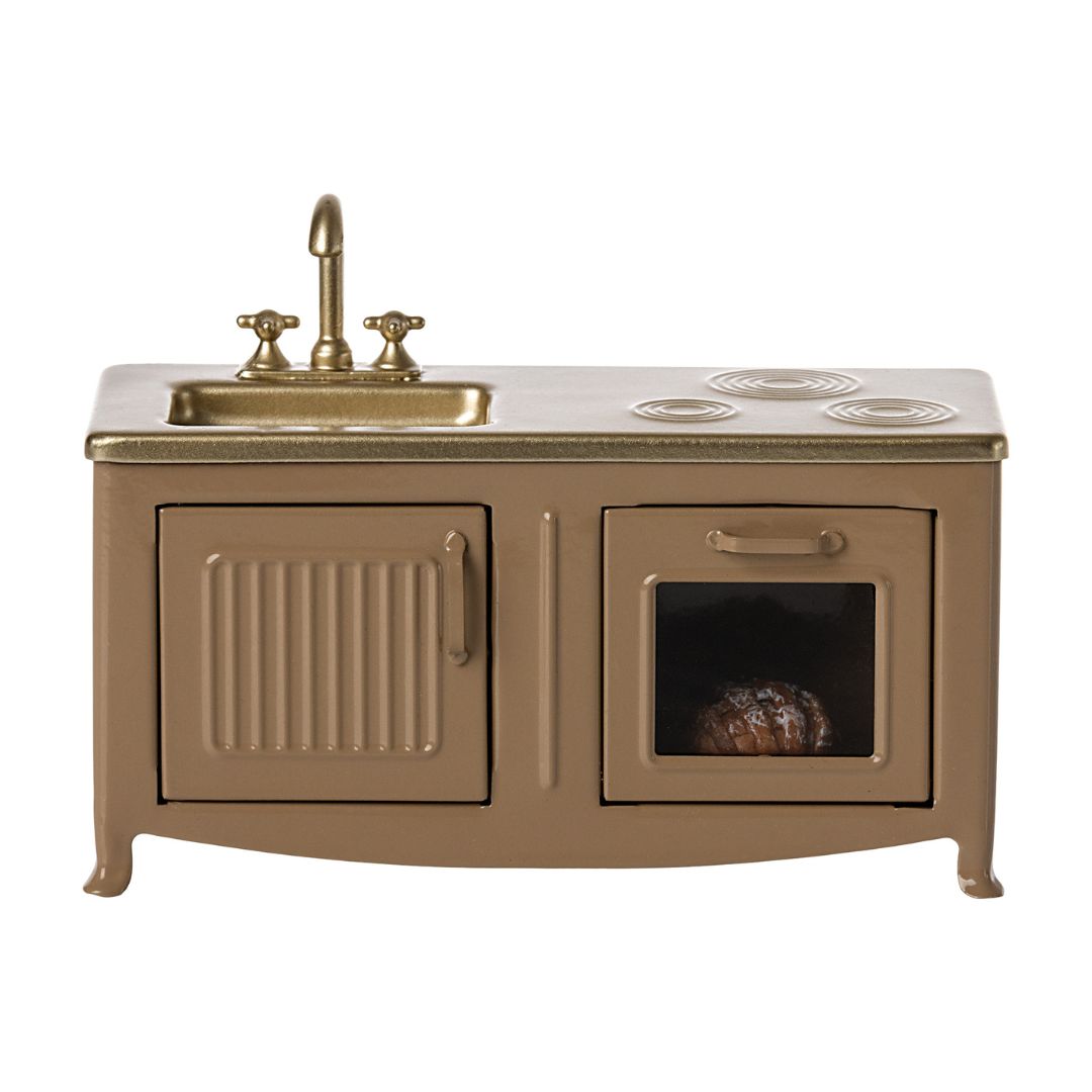 Maileg Light Brown Kitchen I Small World Play Maileg Kitchen – The ...