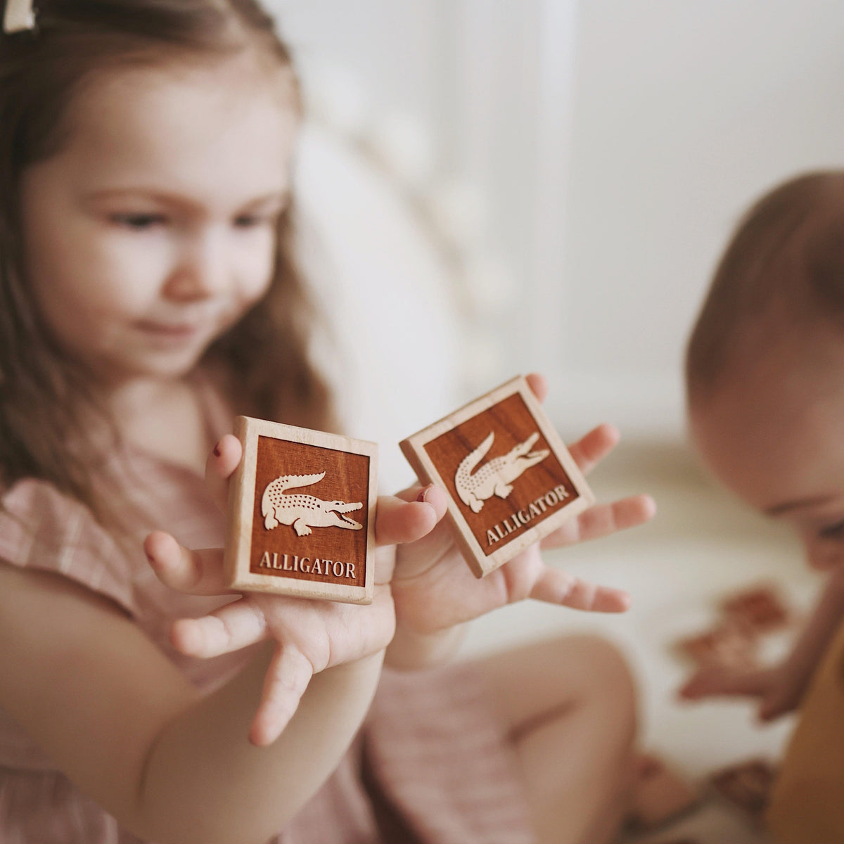 Wooden Animal Matching Memory Game | Animal Tile Games | The Playful ...