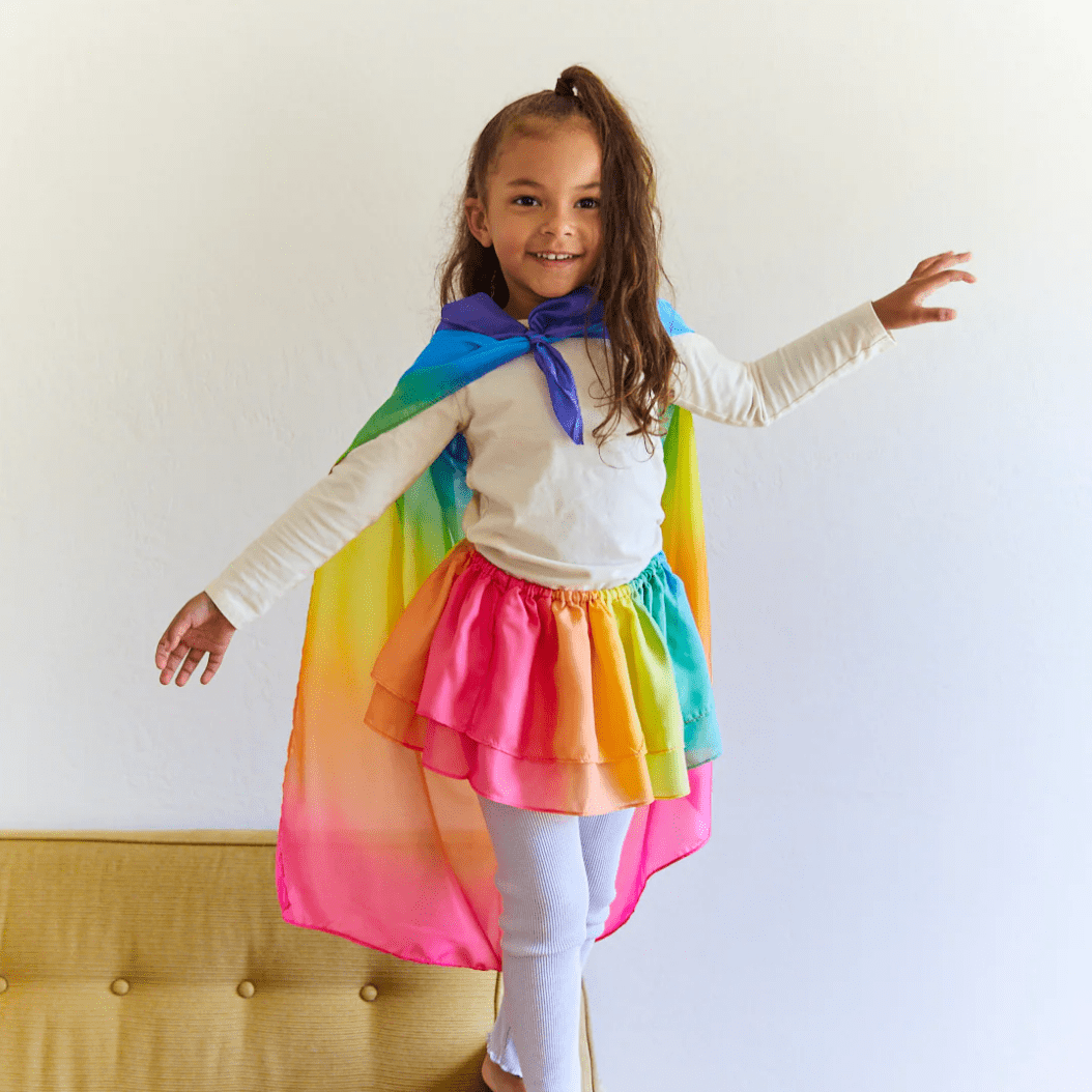 100% Silk Dress-Up Tutu (Rainbow) | Children's Dress Up | The Playful ...