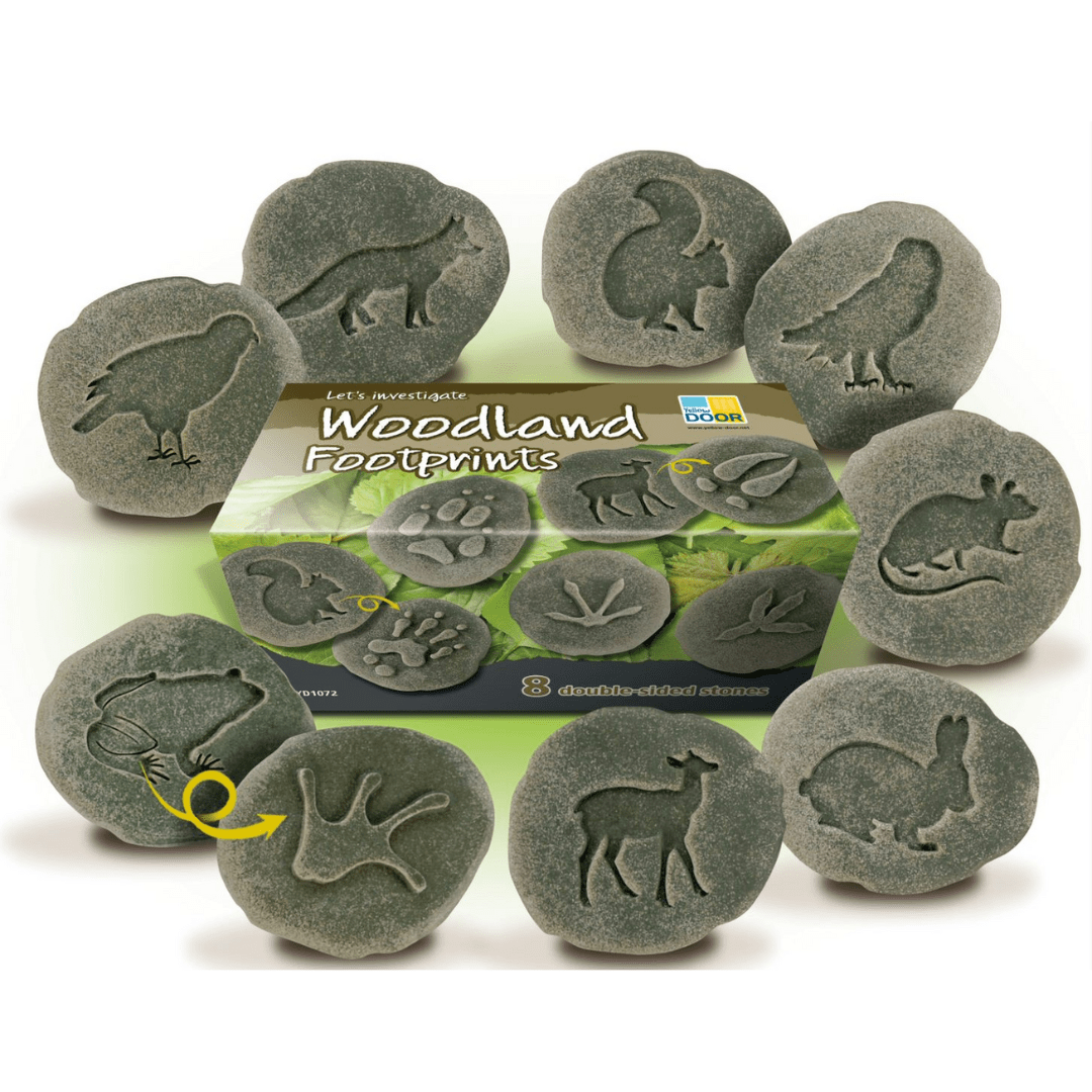 Let's Investigate Footprints Sensory Stones (Woodland) – The Playful ...