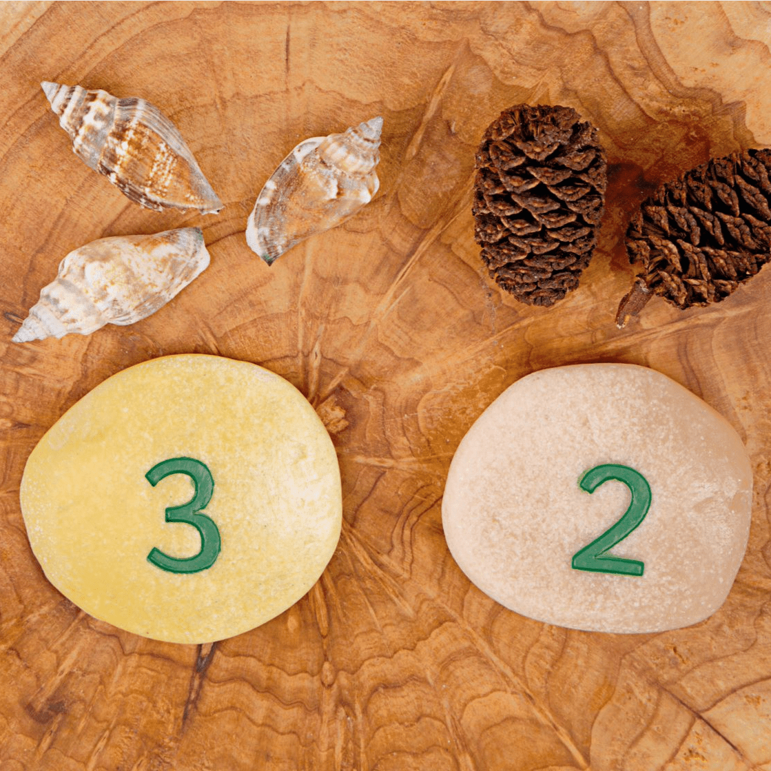 Numbers Pebbles (Set of 22) – The Playful Peacock