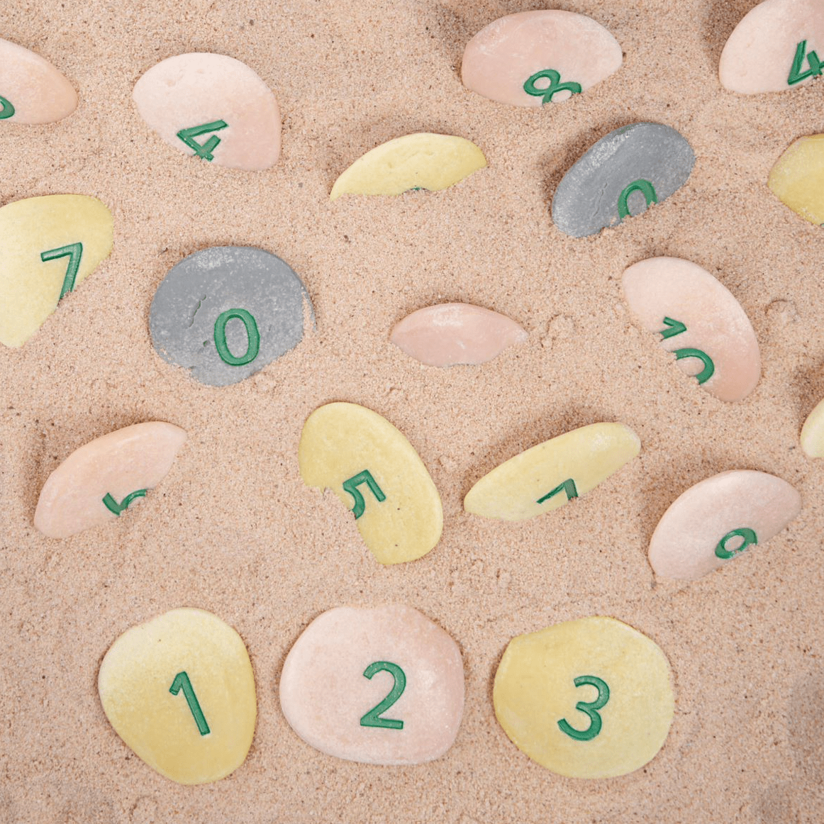 Numbers Pebbles (Set of 22) – The Playful Peacock